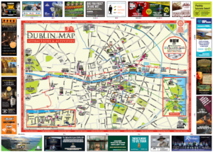 Dublin Attractions and Activities Map and Guide - Pretty Useful Map Co.